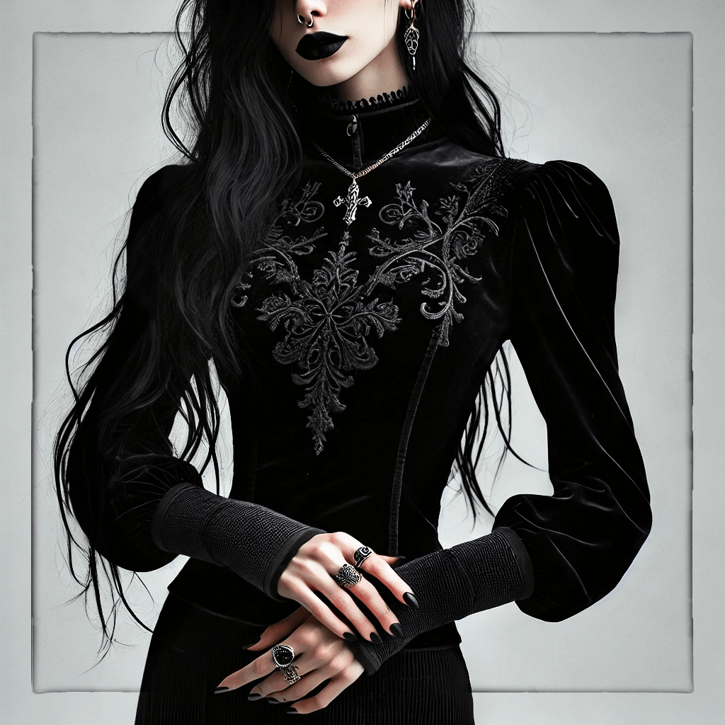 Dark & Edgy Women's Long Sleeves Tops - page- 6