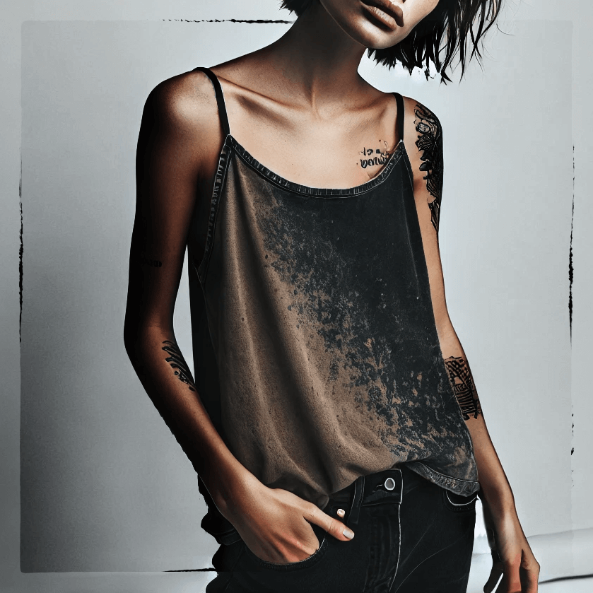 Edgy Alternative Camisole Tops for Ladies