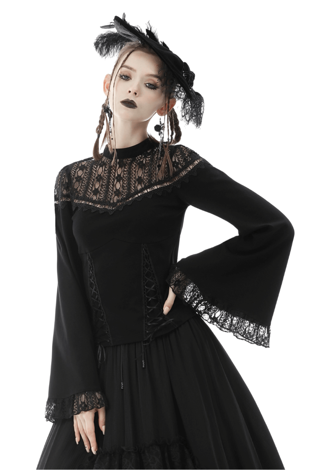 Gothic & Alternative Fashion Tops for Women - Unique Styles