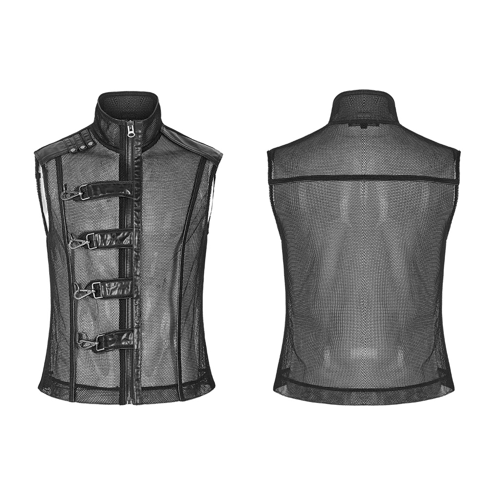 Biker Styles Leather Motorcycle Vests and Waistcoats for Men