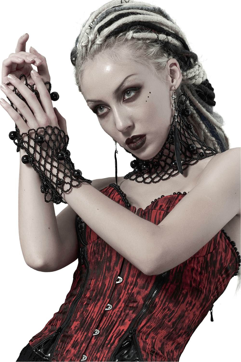 Dark Elegance: Touch of Gothic Gloves for Women