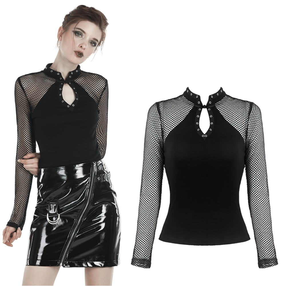 Gothic & Alternative Fashion Tops for Women - Unique Styles