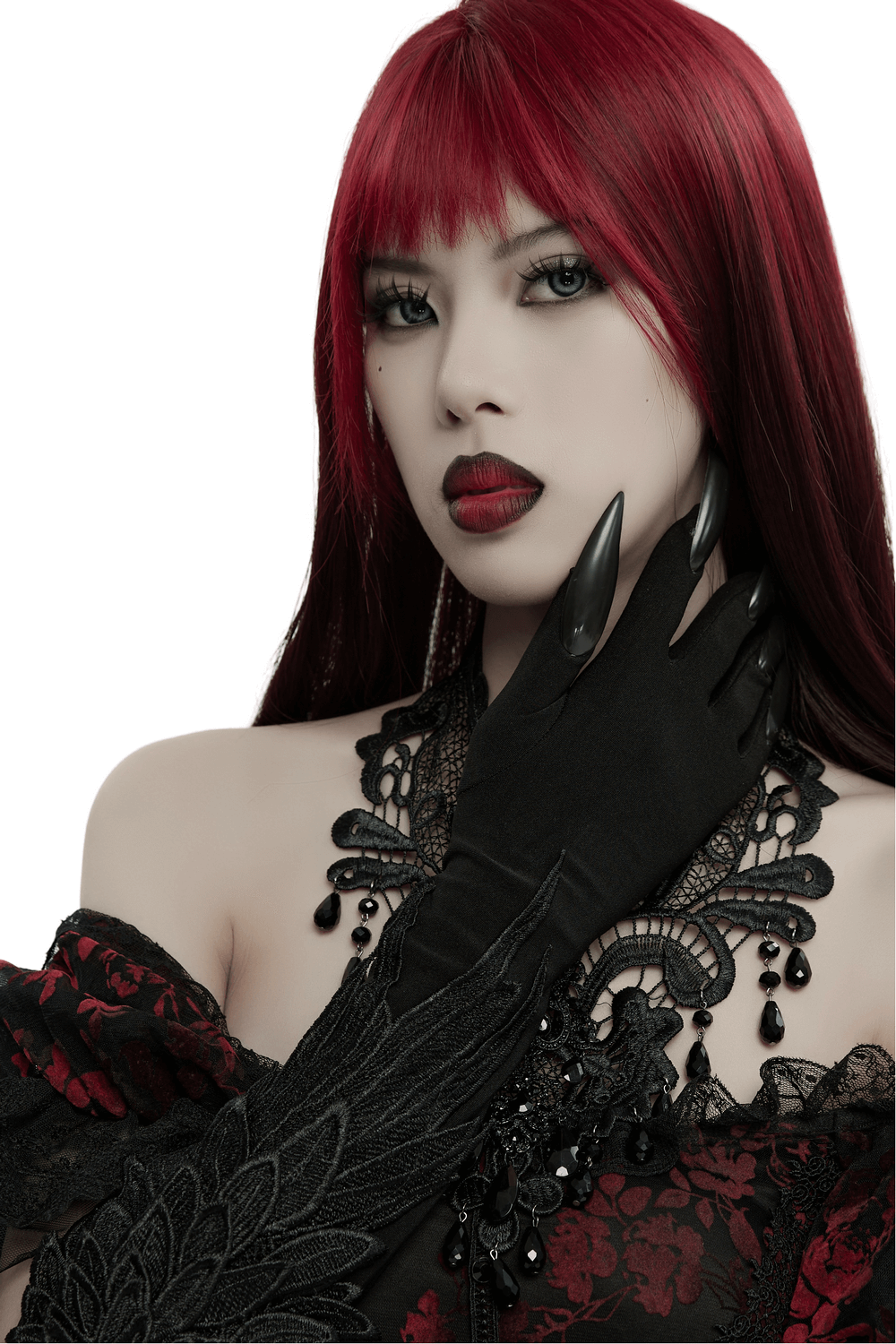 Dark Elegance: Touch of Gothic Gloves for Women