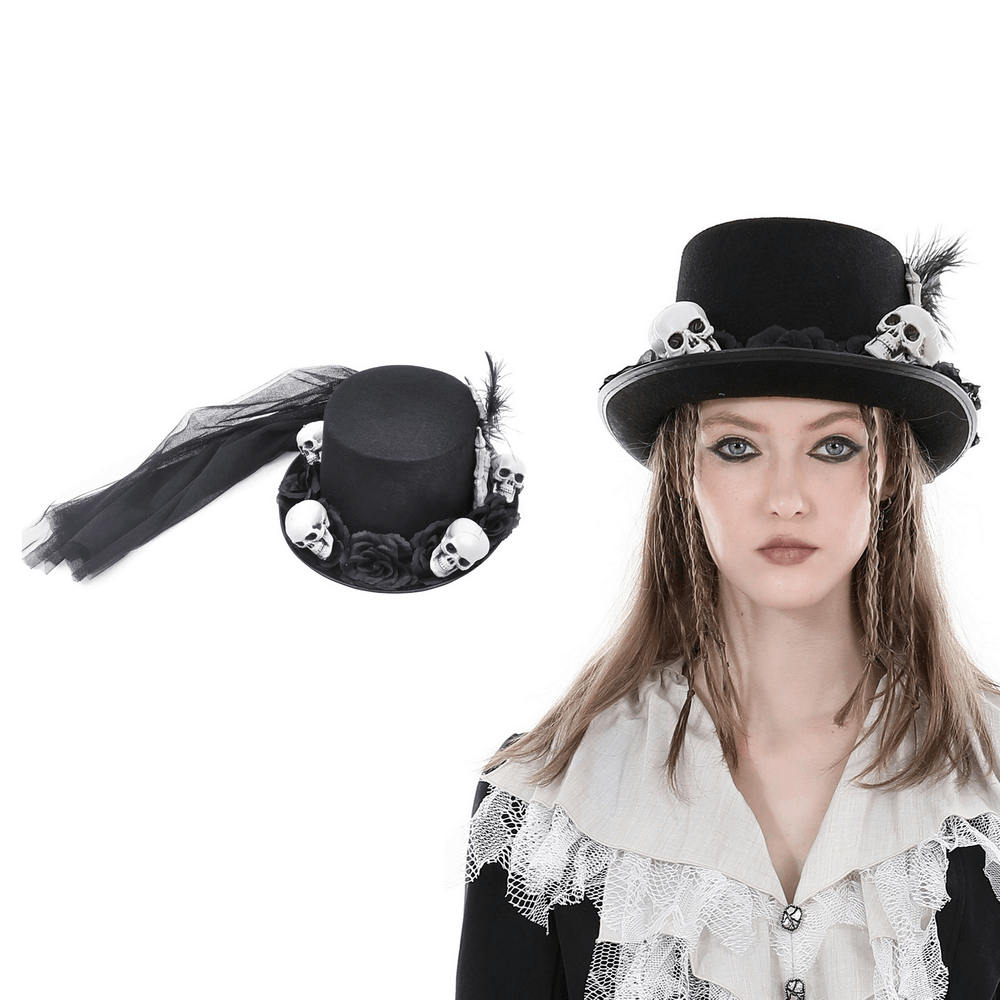 Women's Goth Style Accessories: Hats, Gloves, Belts and more