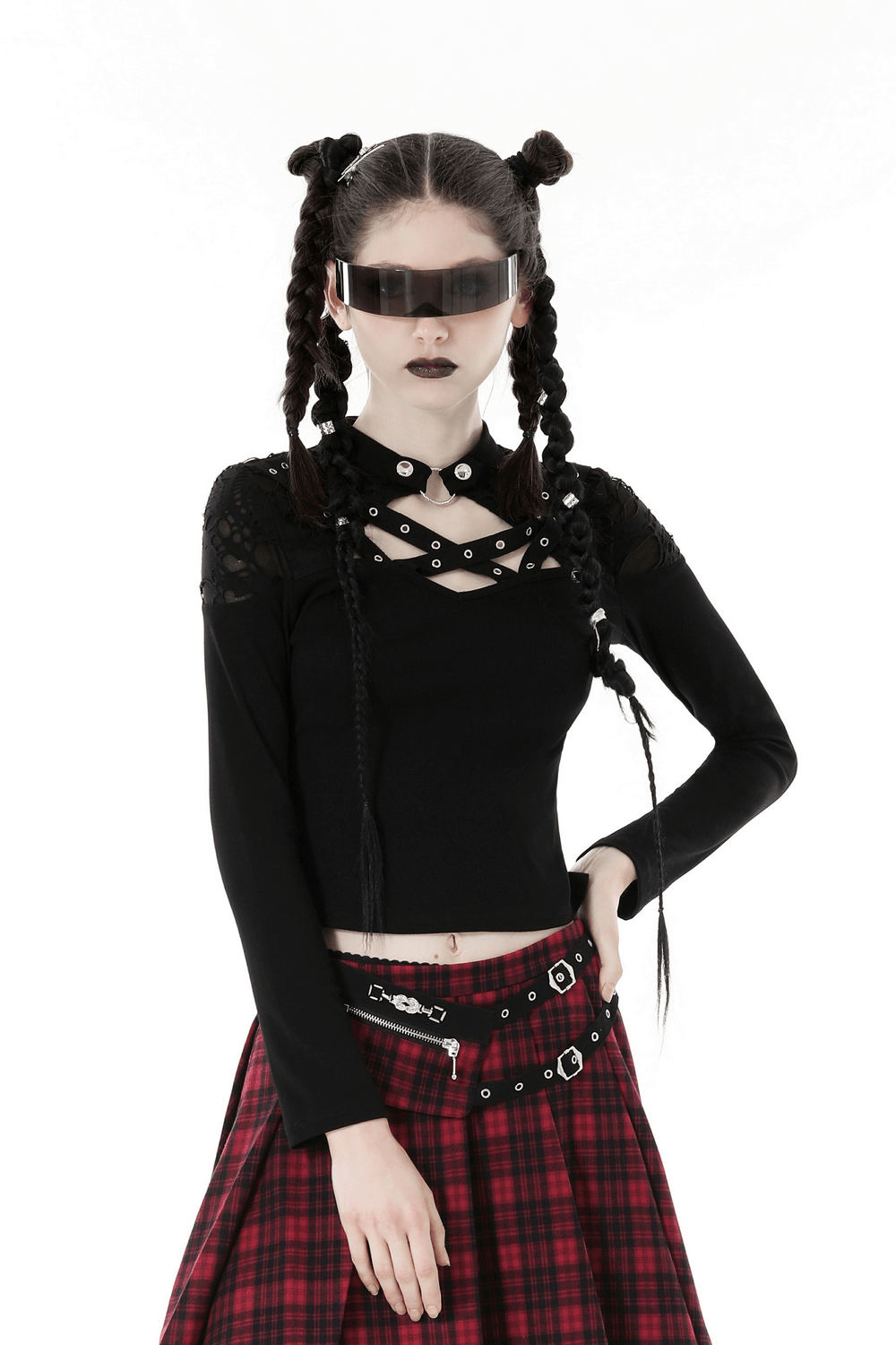 Gothic & Alternative Fashion Tops for Women - Unique Styles