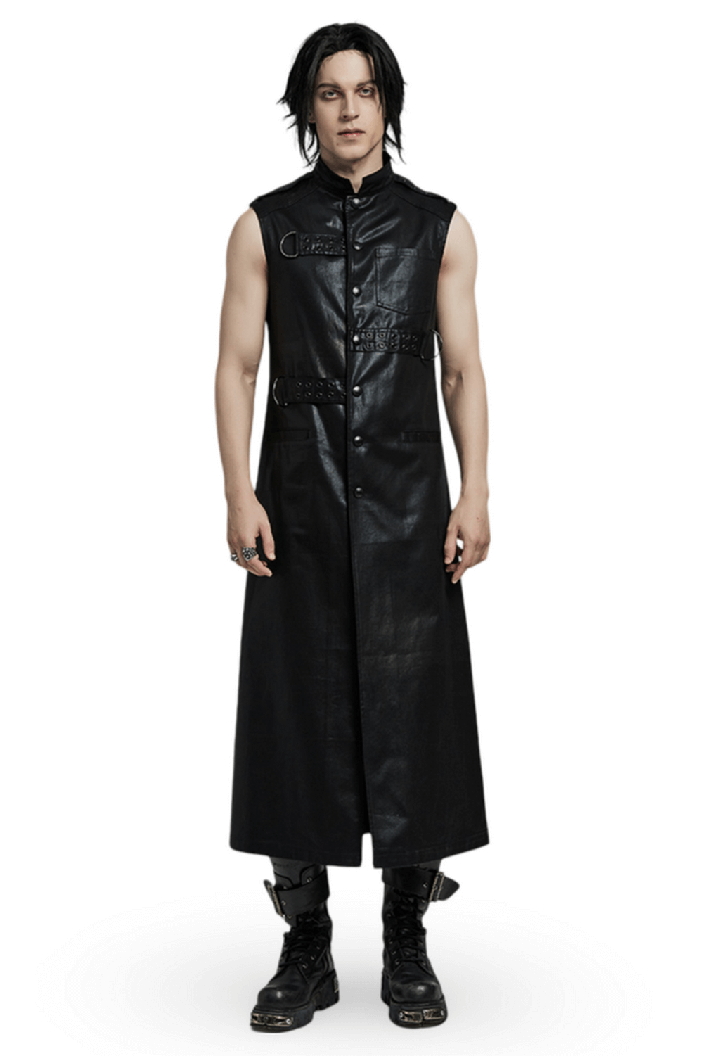 Biker Styles Leather Motorcycle Vests and Waistcoats for Men