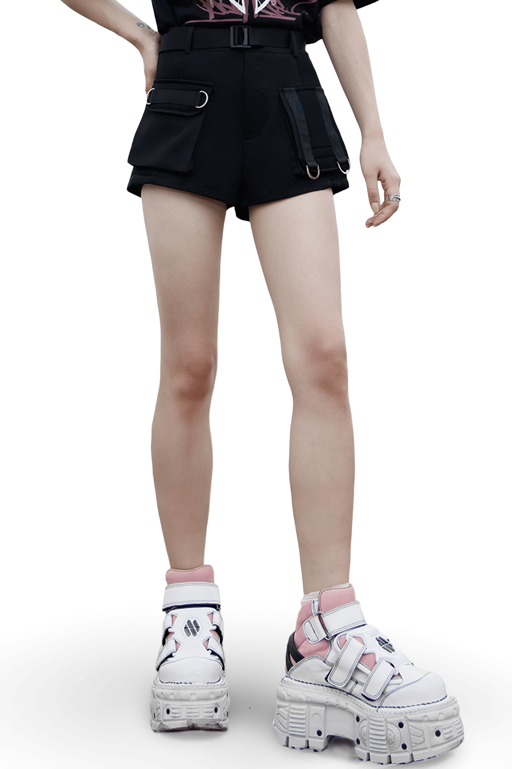 Edgy Women's Alternative Shorts, Cargo and Capri