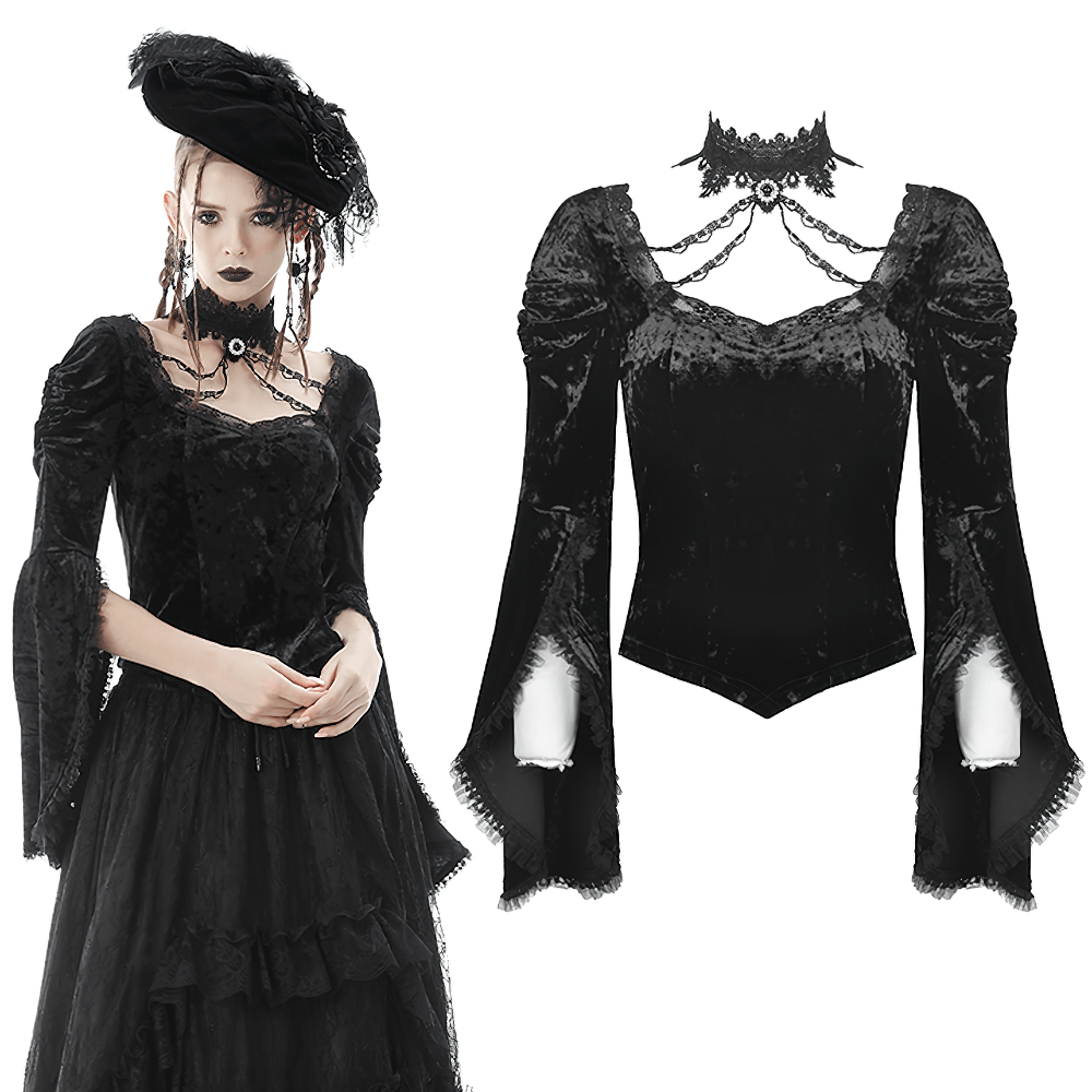 Gothic & Alternative Fashion Tops for Women - Unique Styles