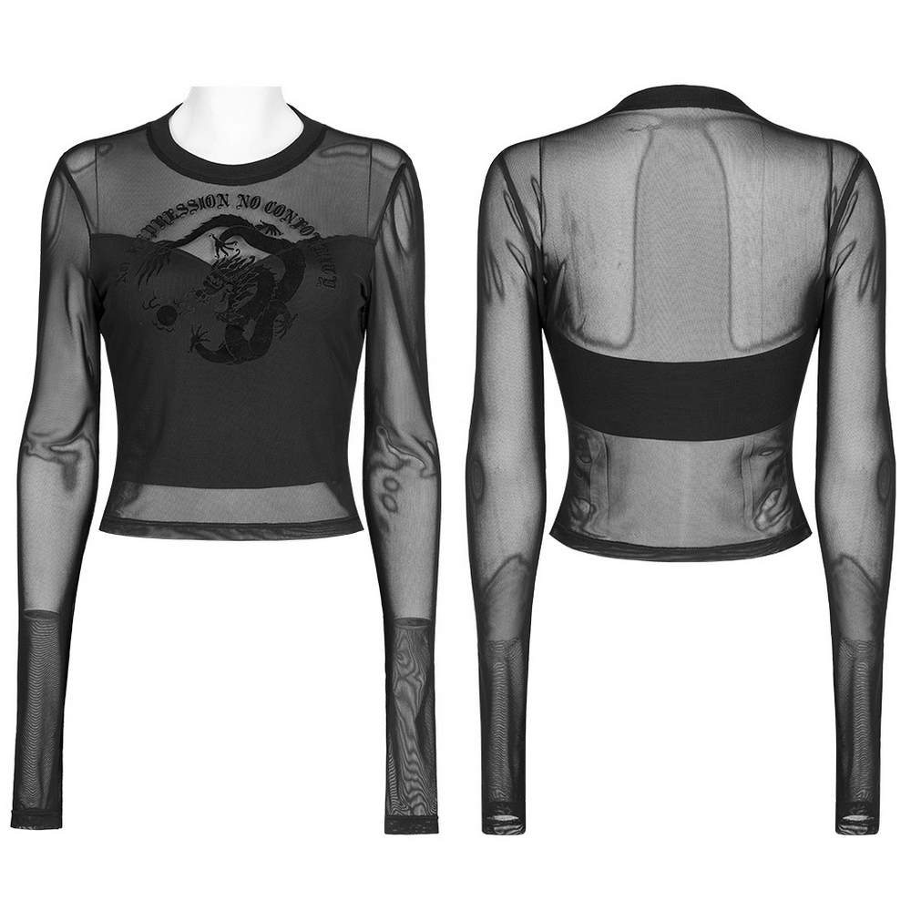 Gothic & Alternative Fashion Tops for Women - Unique Styles