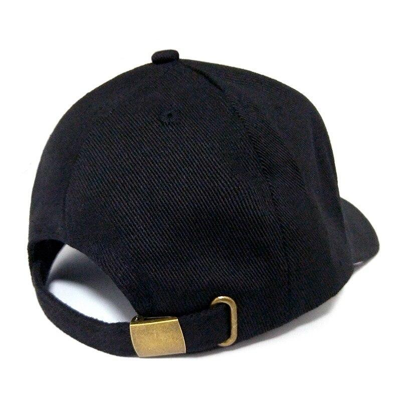 Women Men's Black Unisex Snapback Rock Style Cotton Hats