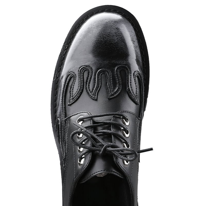 Pattern Design Round Toe Oxfords Shoes / Casual Thick-Soled Men's ...