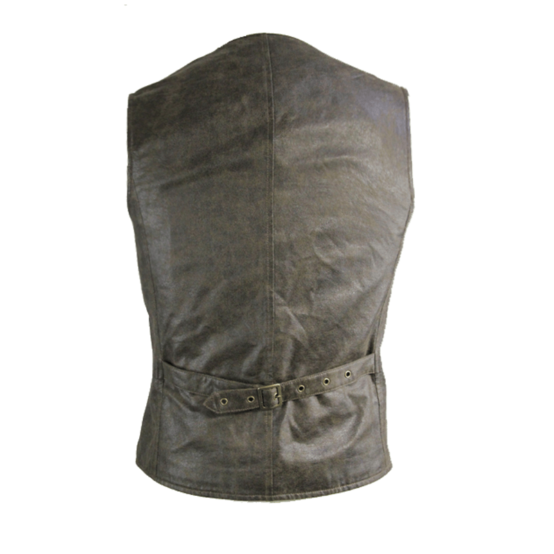 Biker Styles Leather Motorcycle Vests and Waistcoats for Men