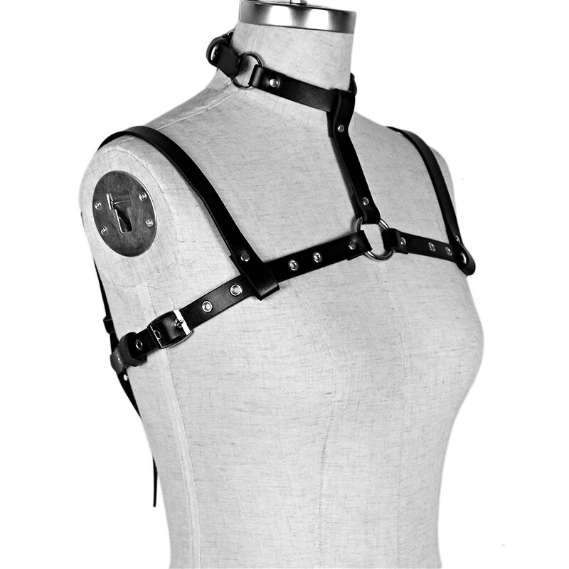 Leather Body Harness Collection - Edgy Fashion Accessories