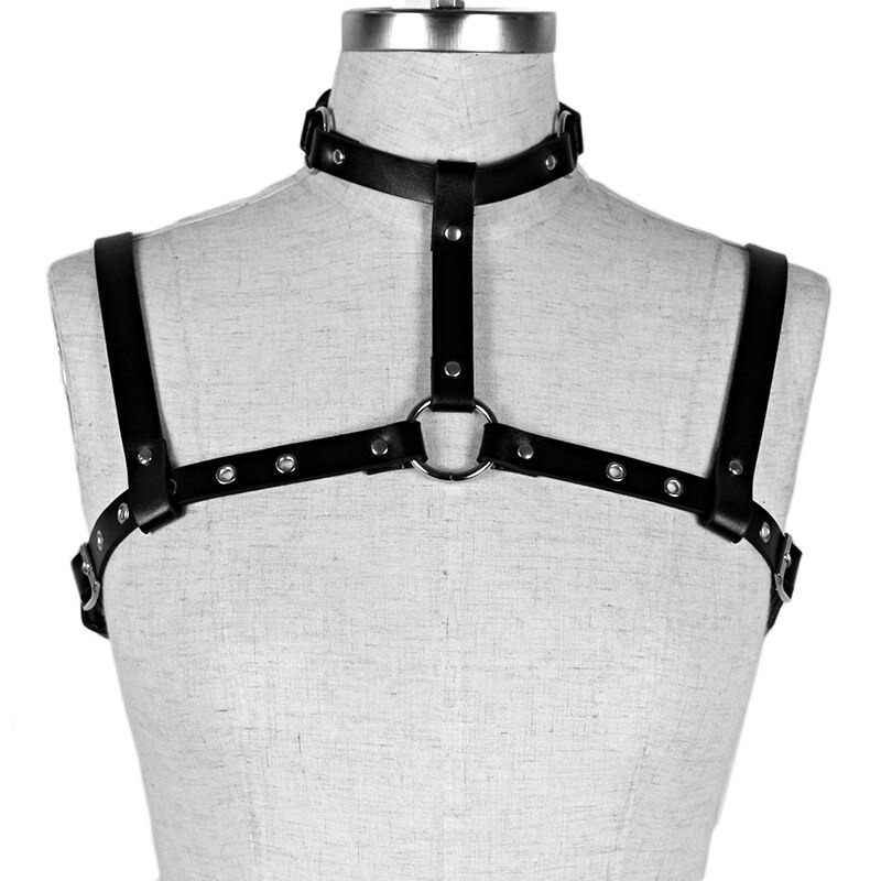Leather Body Harness Collection - Edgy Fashion Accessories