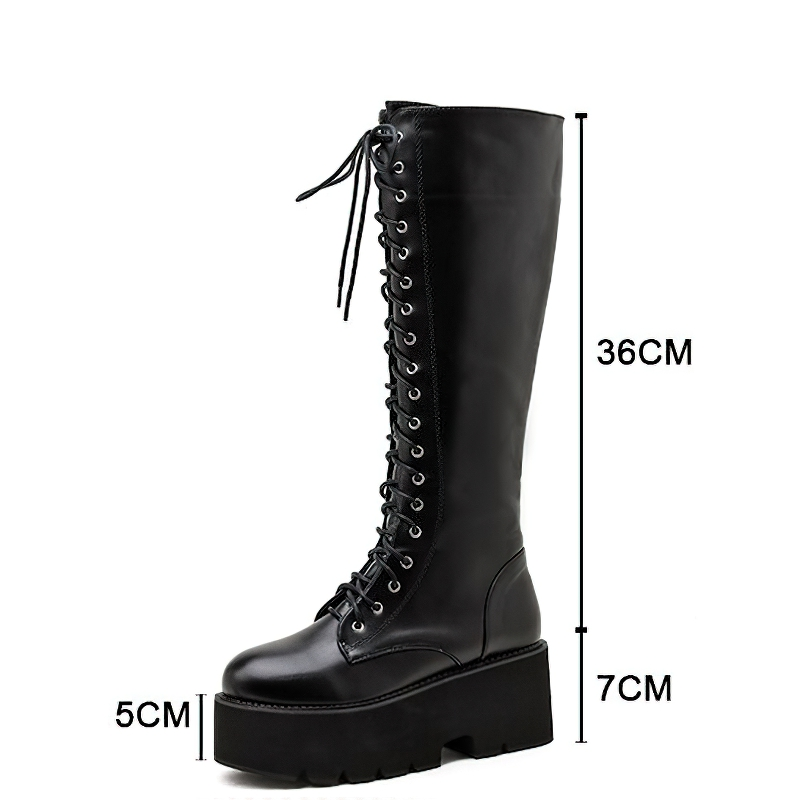 Gothic Platform Boots for Women - Edgy, Stylish Footwear